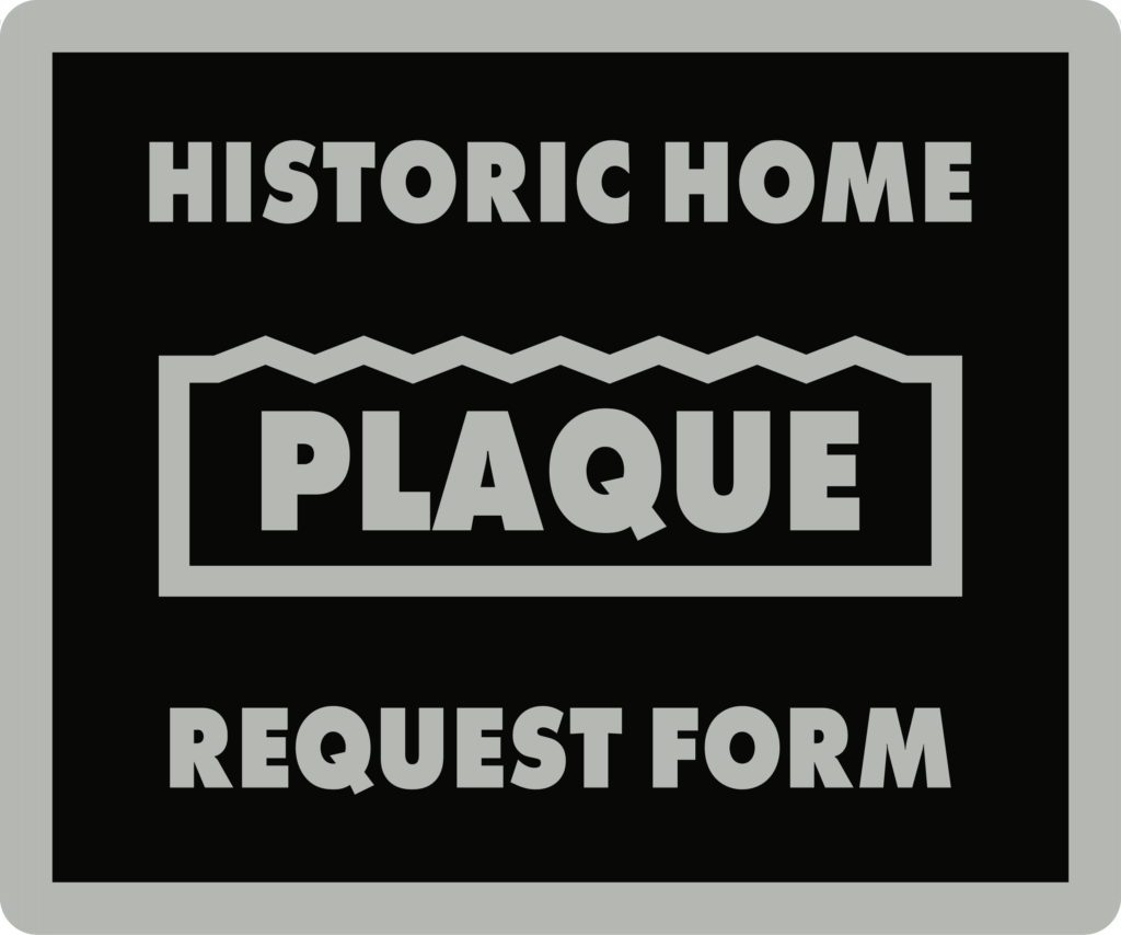 MCM Historic Home Plaque Request Form - Foxface Design LLC